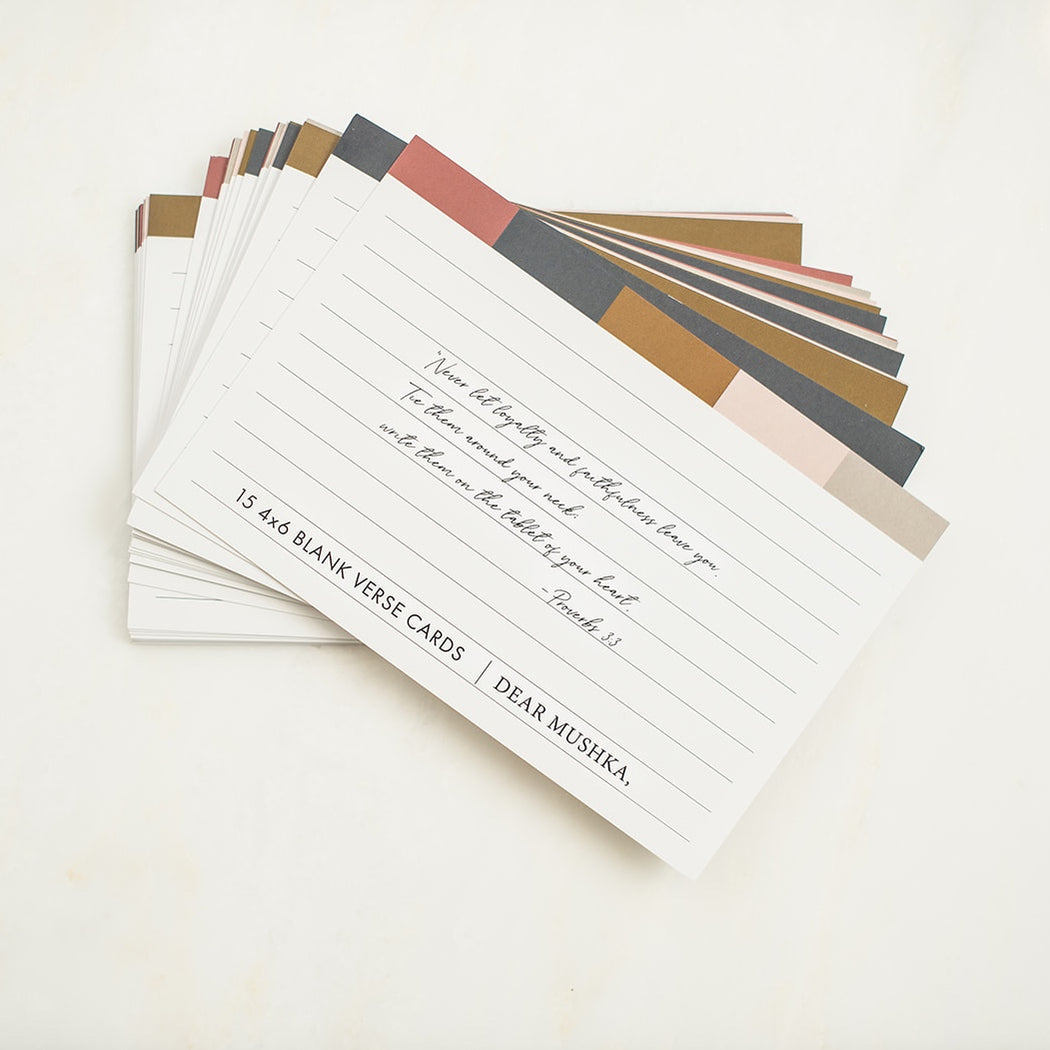 Verse Cards – Dear Mushka